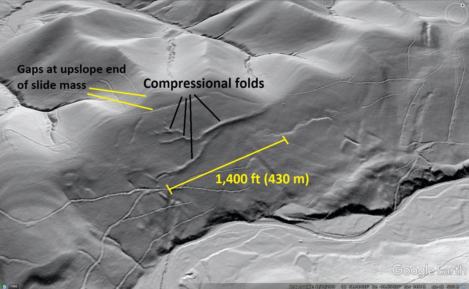 Low-displacement landslides explain unusual West Virginia landscape ...