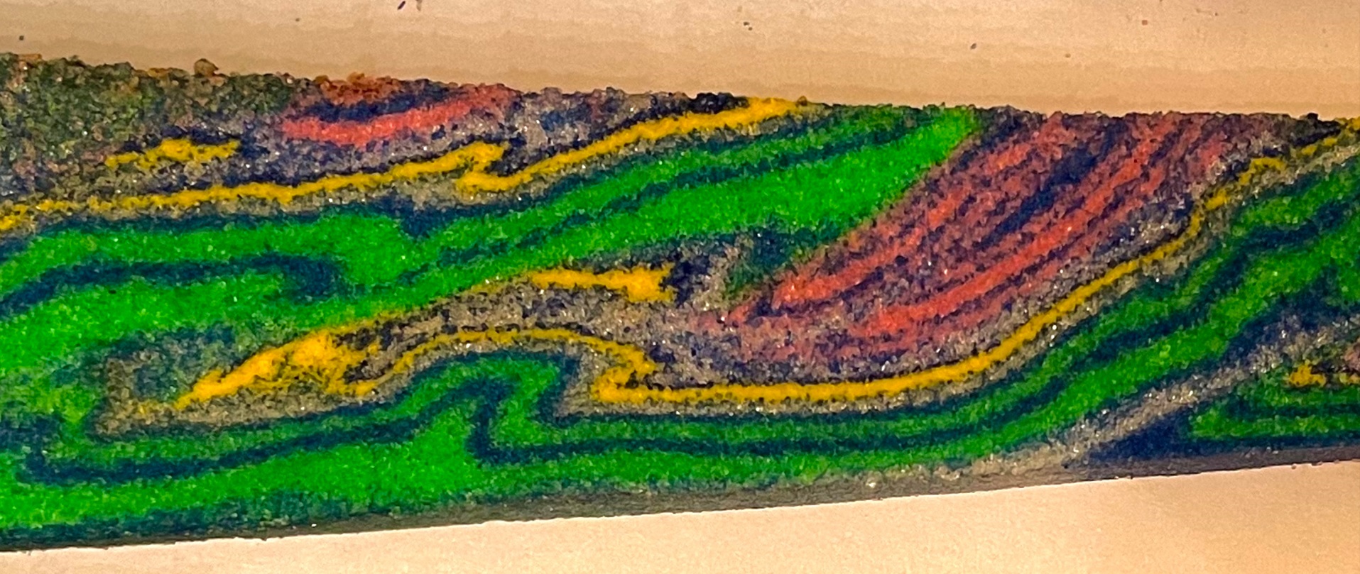 Sandbox models with high-displacement thrust faults compared to ...