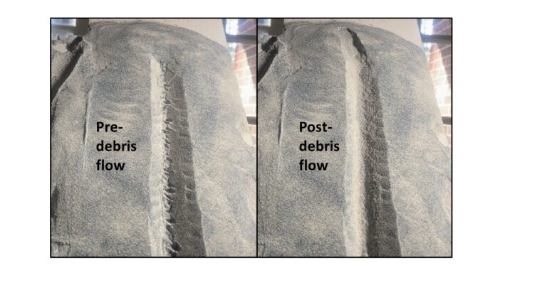 Erosion and scour in sandbox model debris flows (microbeads and cohesive substrate) - Philip S ...